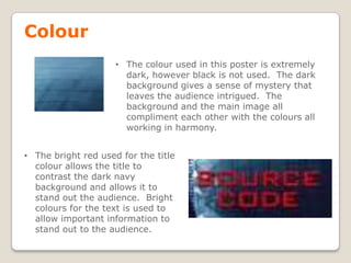 Analysis source code poster | PPT