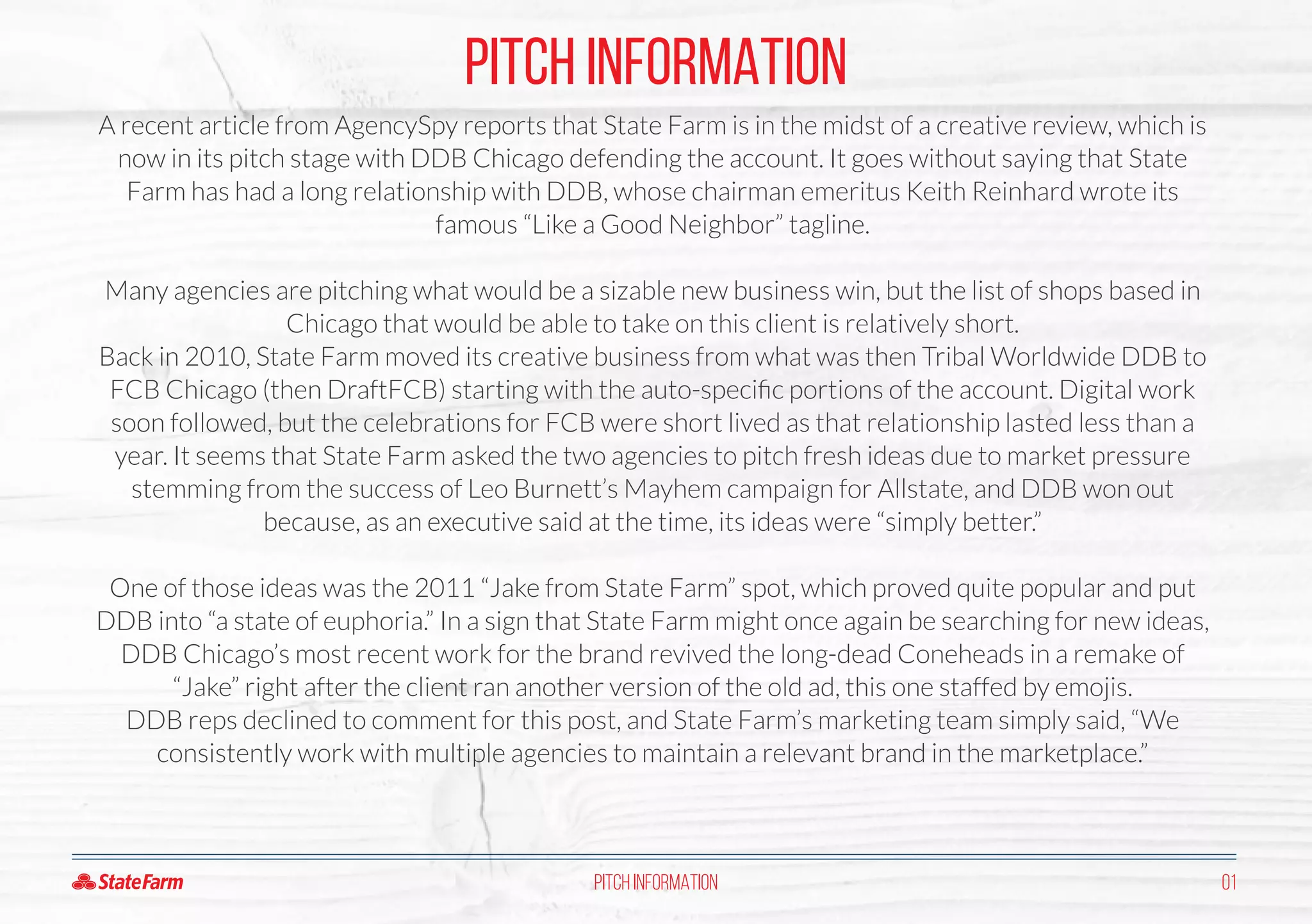 Analysis state farm | PDF