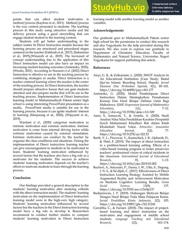 Analysis Students Learning Motivation on the Implementation of Direct Instruction Learning Model.pdf