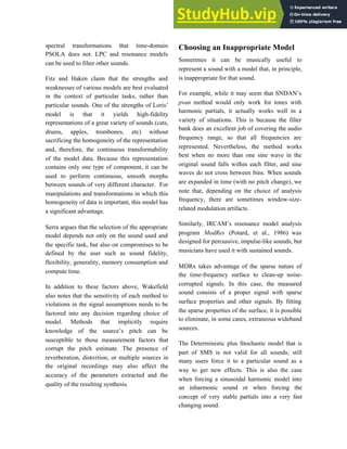 Analysis Synthesis Comparison | PDF | Digital Audio | Computer Software and Applications