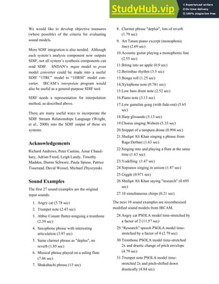 Analysis Synthesis Comparison | PDF | Digital Audio | Computer Software and Applications