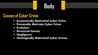 Analysis the causes and effects of cyber crime | PDF