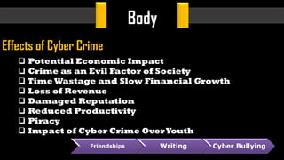 Analysis the causes and effects of cyber crime | PDF