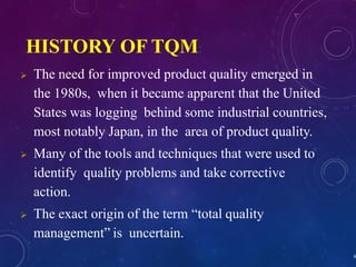 Total Quality Management (pharmaceutical analysis) | PDF