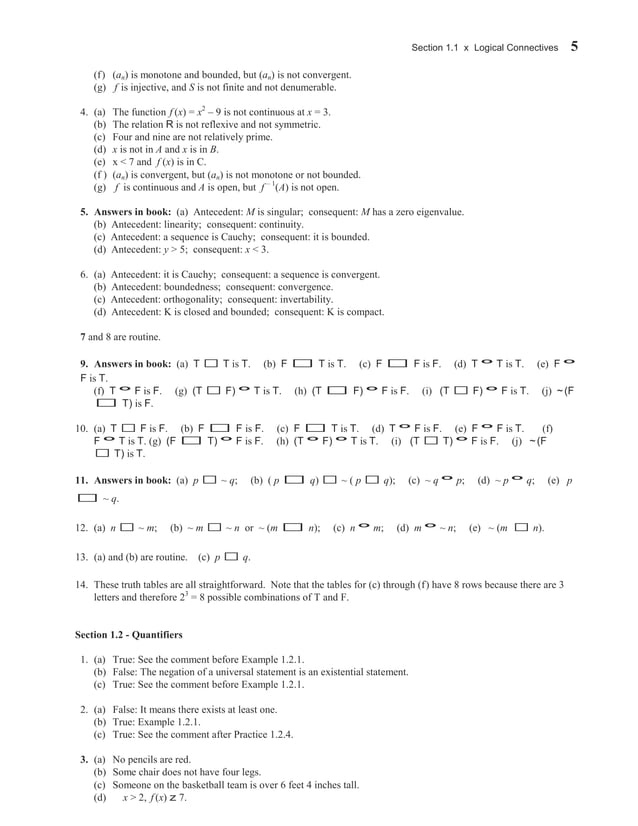 Analysis With An Introduction To Proof 5th Edition Lay Solutions Manual Pdf Physics Science