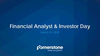 Analyst day-deck-final | PPT