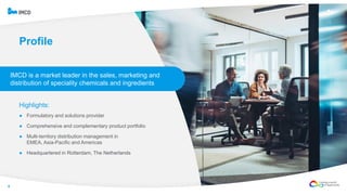 IMCD quarterly call of 2023 year and guidance for the | PDF