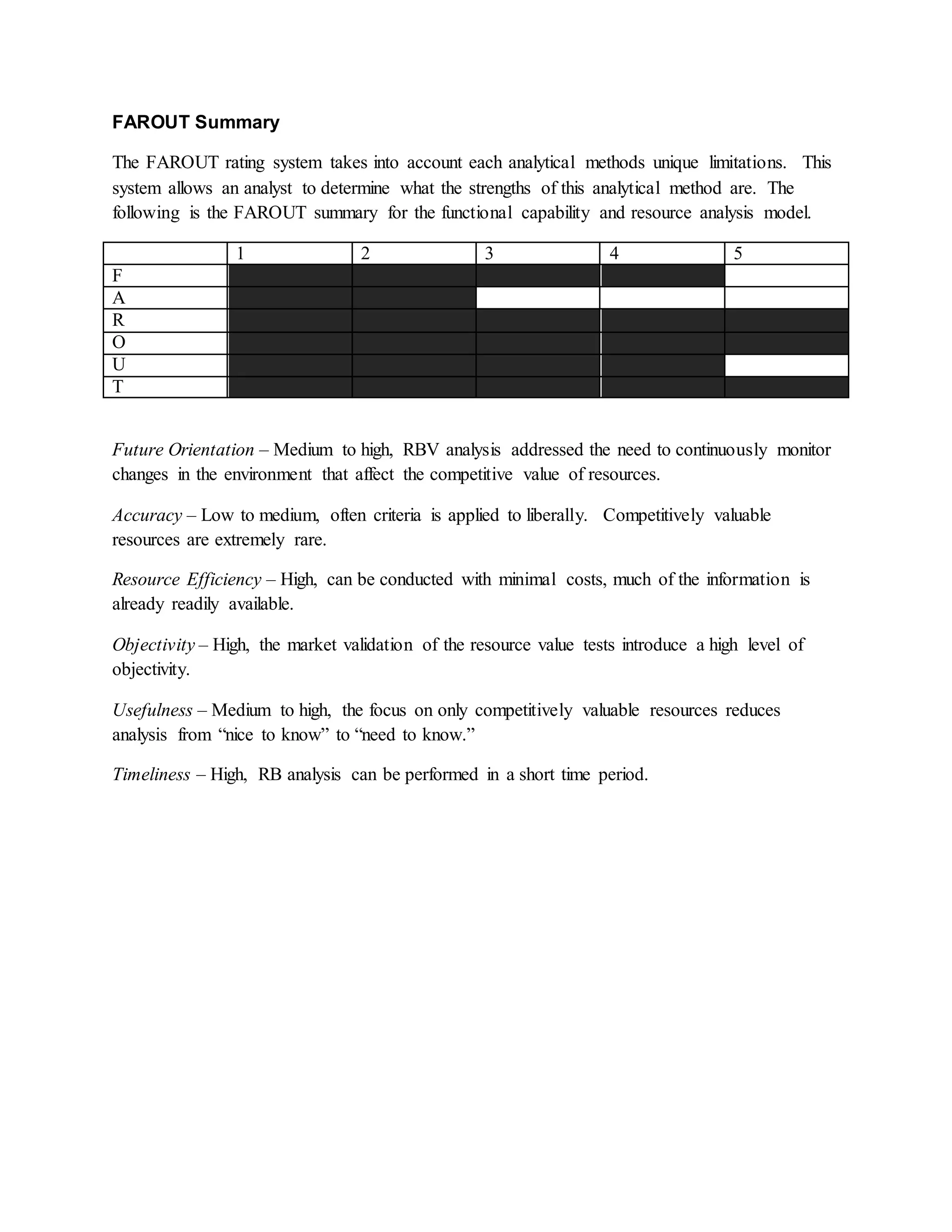 Functional Capability and Resource Analysis Methodology Report | PDF