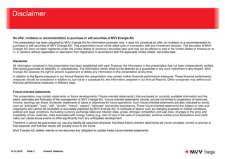 MVV Energie AG - Analysts` Presentation 2014/15 | PDF