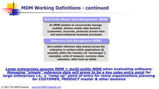 Analyst field reports on top 10 RDM solutions - Aaron Zornes (NYC 2021) | PPT