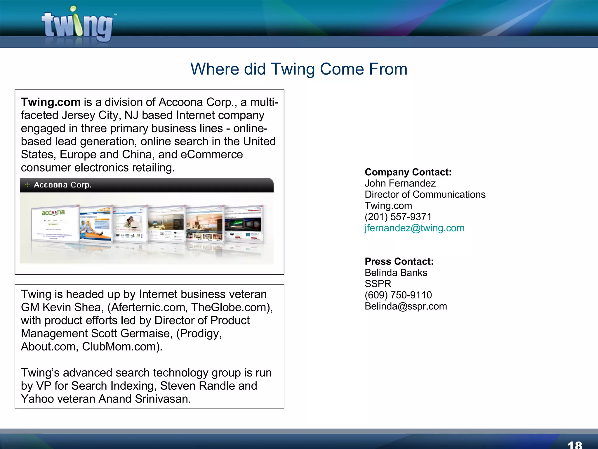 Introduction to Twing.com