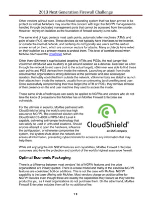 Analyst Report for Next Generation Firewall | PDF