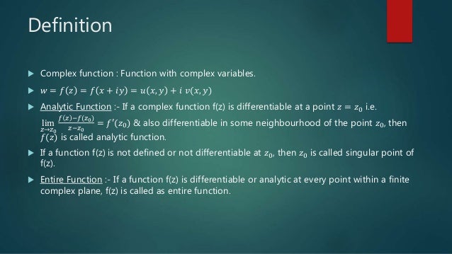 GATE Engineering Maths : Analytic Functions