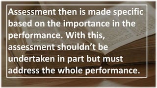 Analytic and-holistic-assessment.pedro | PPTX