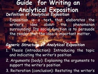 Analytical Text | PPTX
