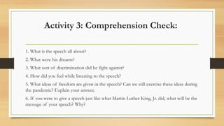 Analytical Listening to Make Predictions and Projections | PPTX