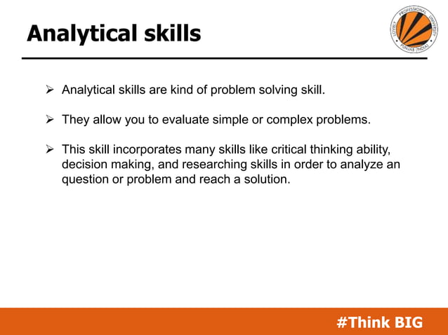 Analytical-Skills.ppt | Educational Assessment | Education