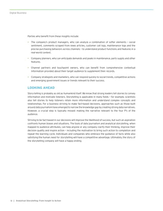Analytical Storytelling: From Insight to Action | PDF