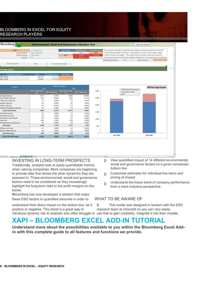 Analytical tools-bloomberg-equity-research-in-excel | PDF | Desktop ...