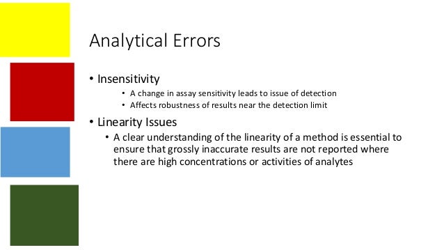 Analytical And Post Analytical Errors In Laboratory