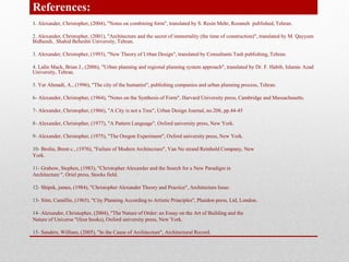 Analytical approach on design theories of christopher alexander | PDF