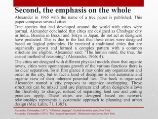 Analytical approach on design theories of christopher alexander | PDF