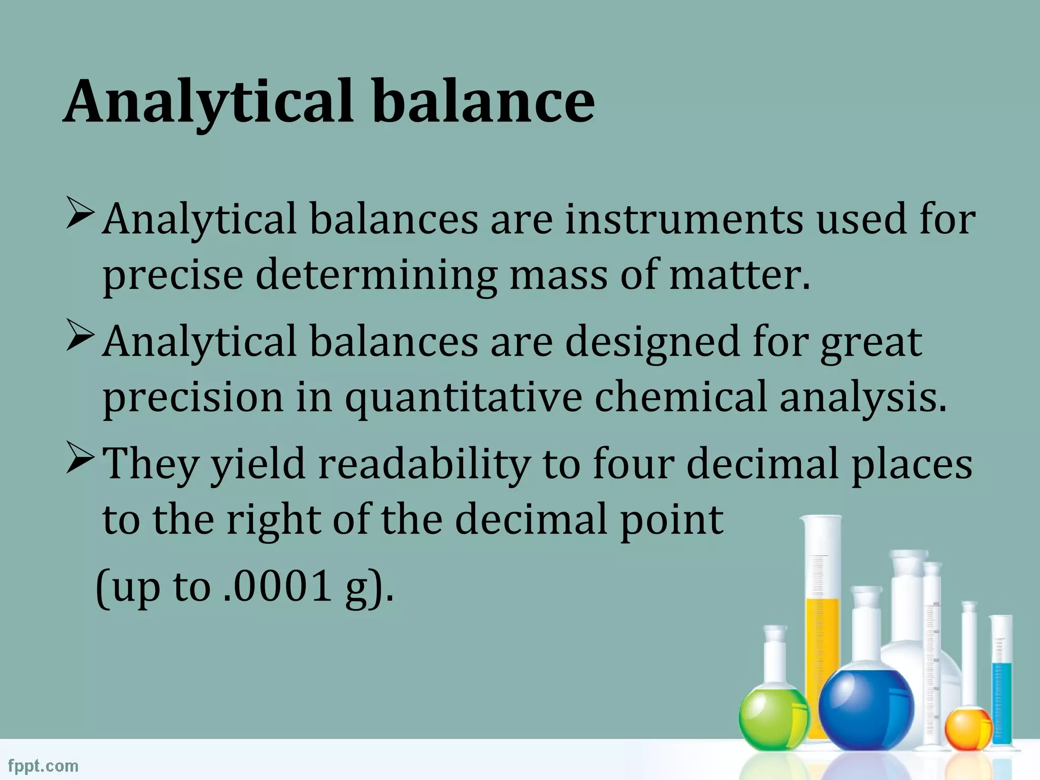 Analytical balance | PPT