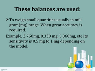 Analytical balance | PPT