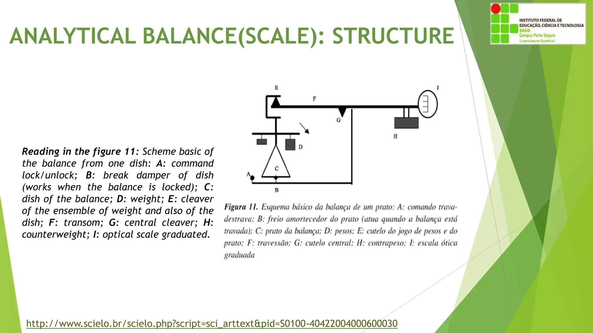 Analytical balance scale (english) | PPT