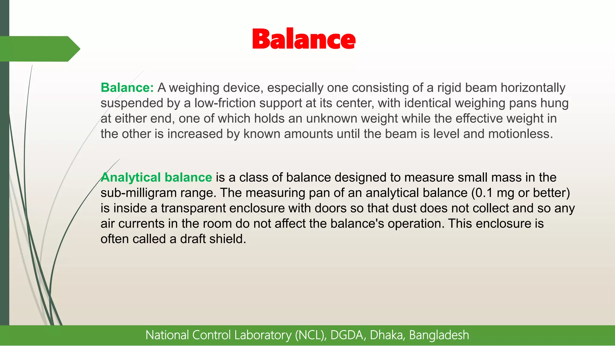 Analytical balance | PPTX