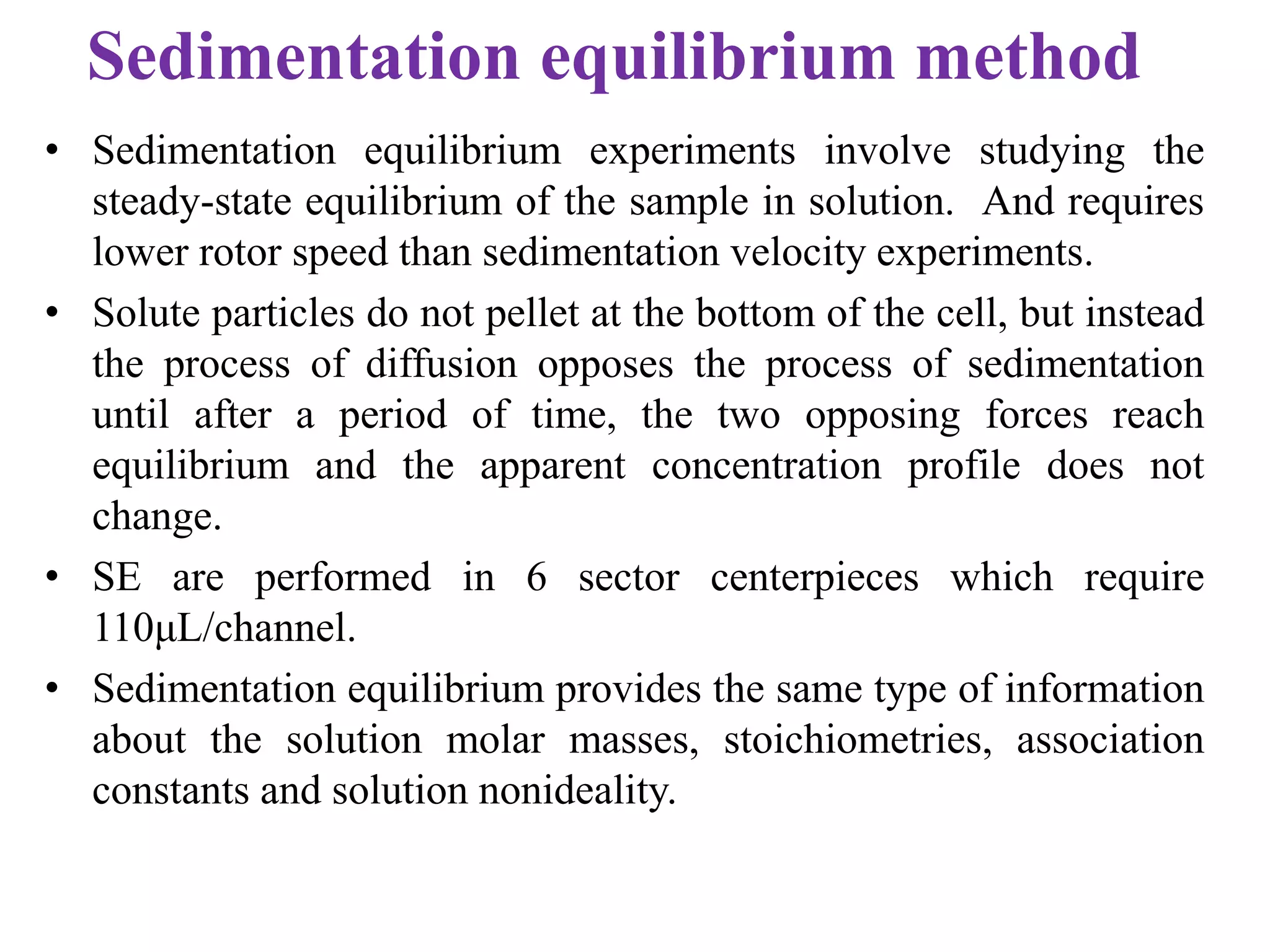 Analytical centrifugation | PPTX