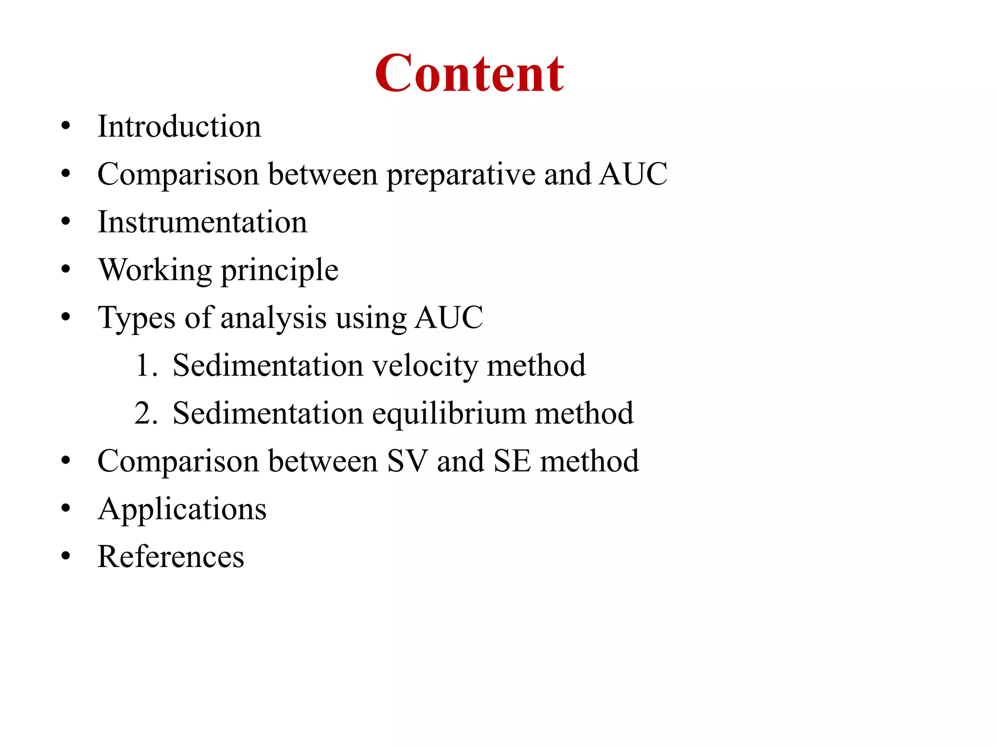 Analytical centrifugation | PPTX | Chemistry | Science