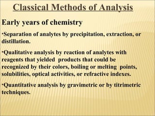 Analytical chemistry | PPT