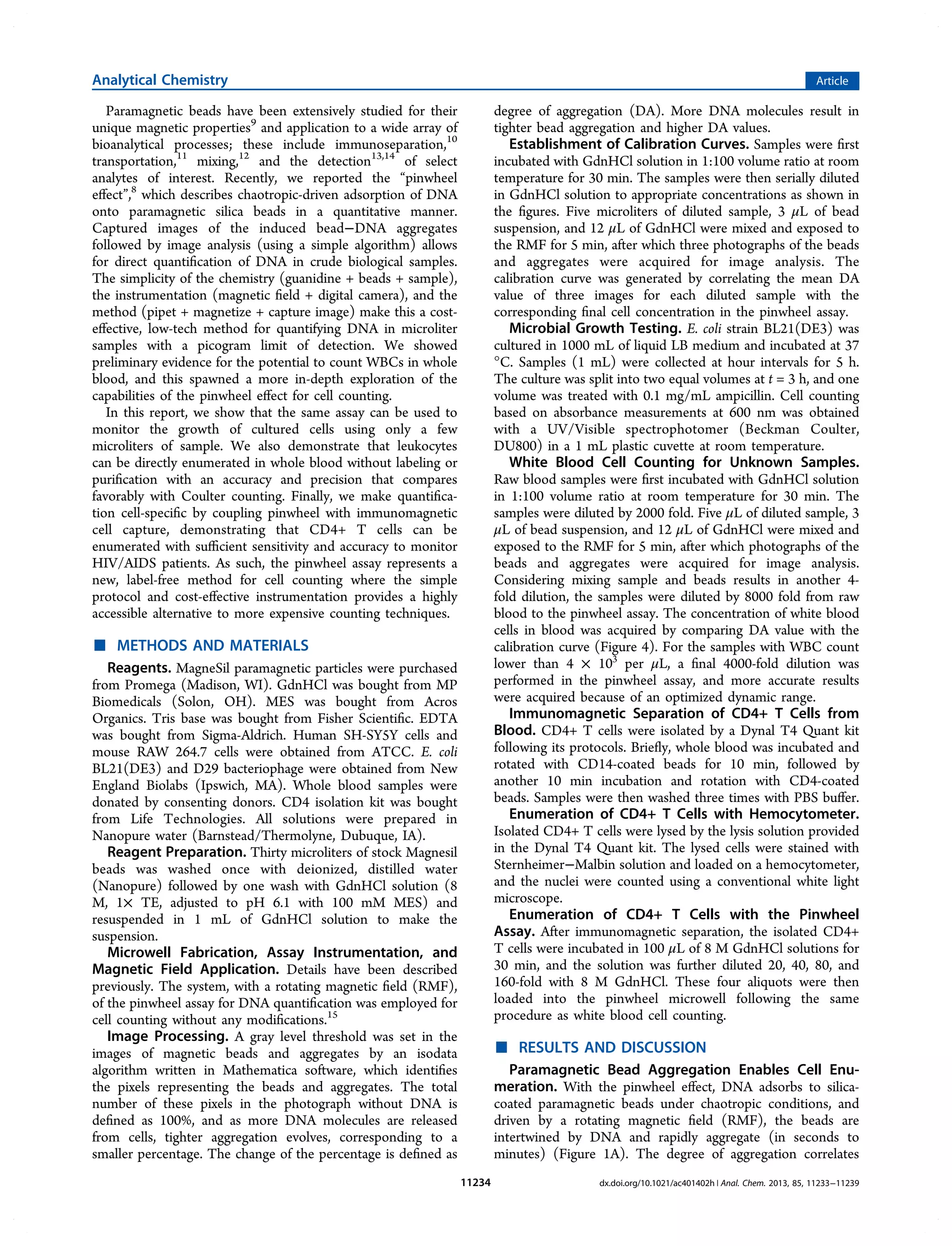 Analytical chemistry 2013 qian liu | PDF