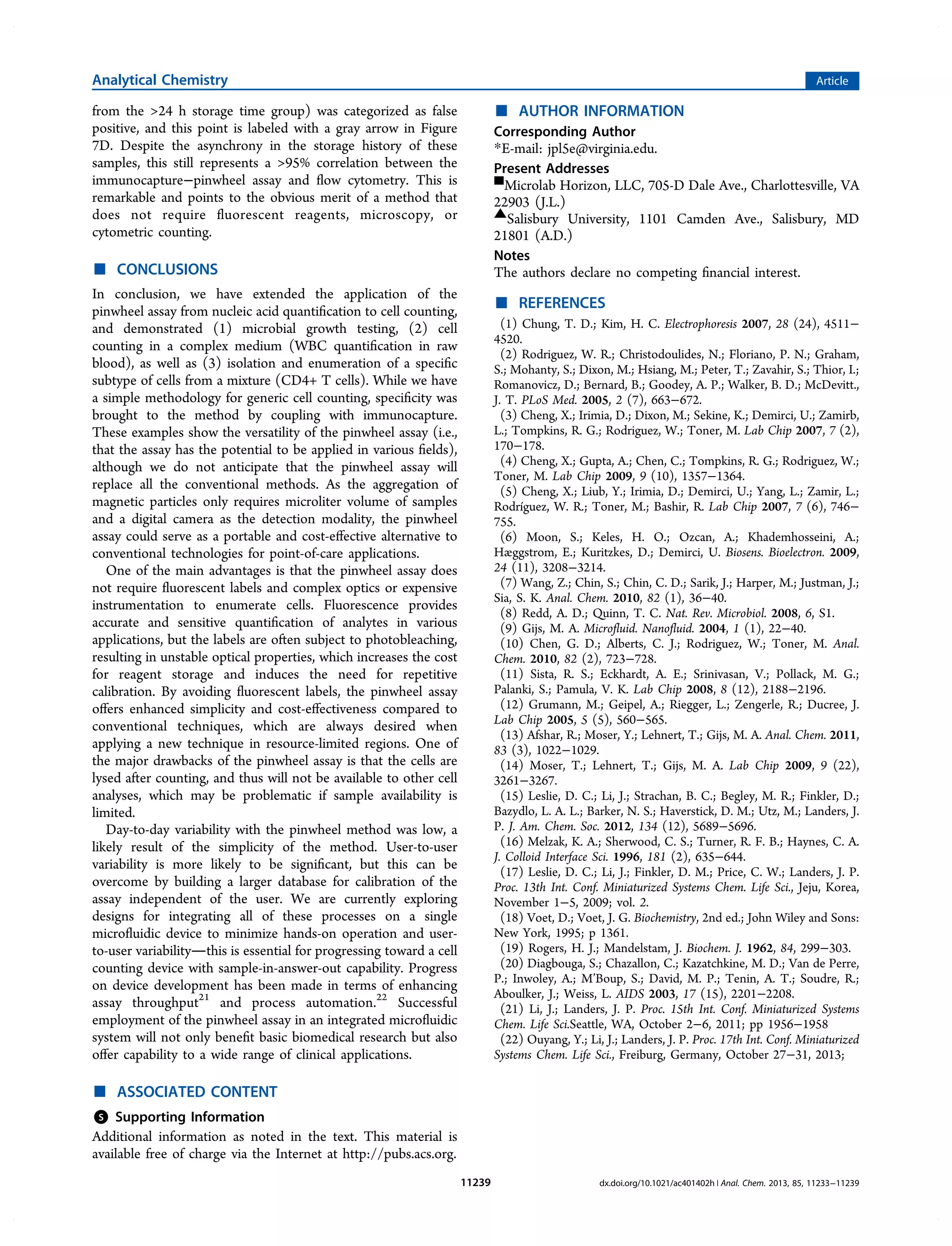 Analytical chemistry 2013 qian liu | PDF