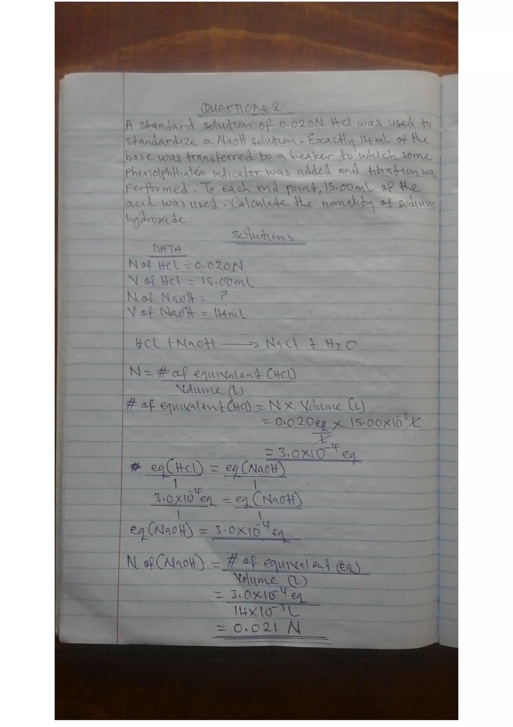 ANALYTICAL CHEMISTRY (CH2021) TUTORIAL SHEET AND SOLUTIONS | PDF