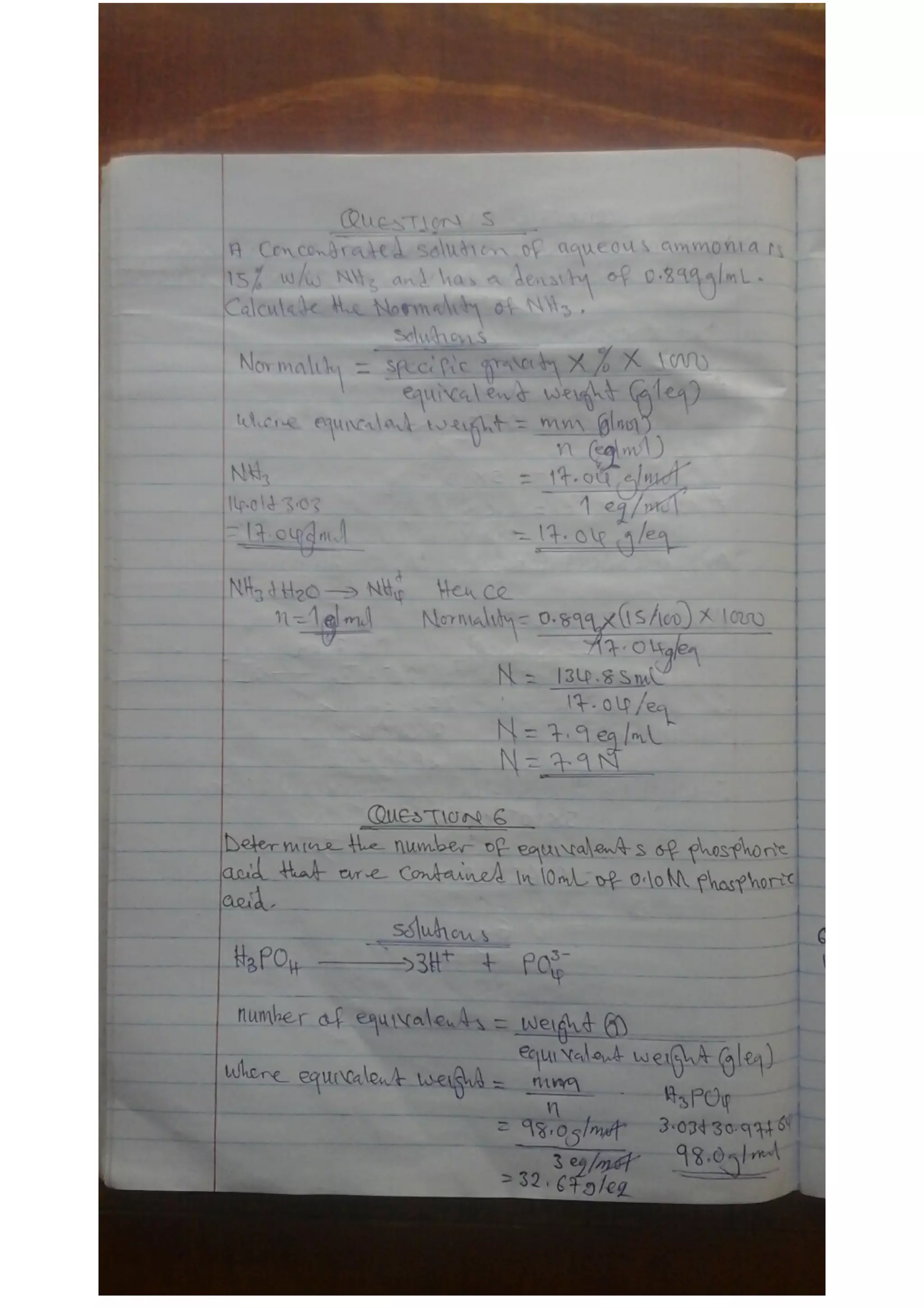 ANALYTICAL CHEMISTRY (CH2021) TUTORIAL SHEET AND SOLUTIONS | PDF