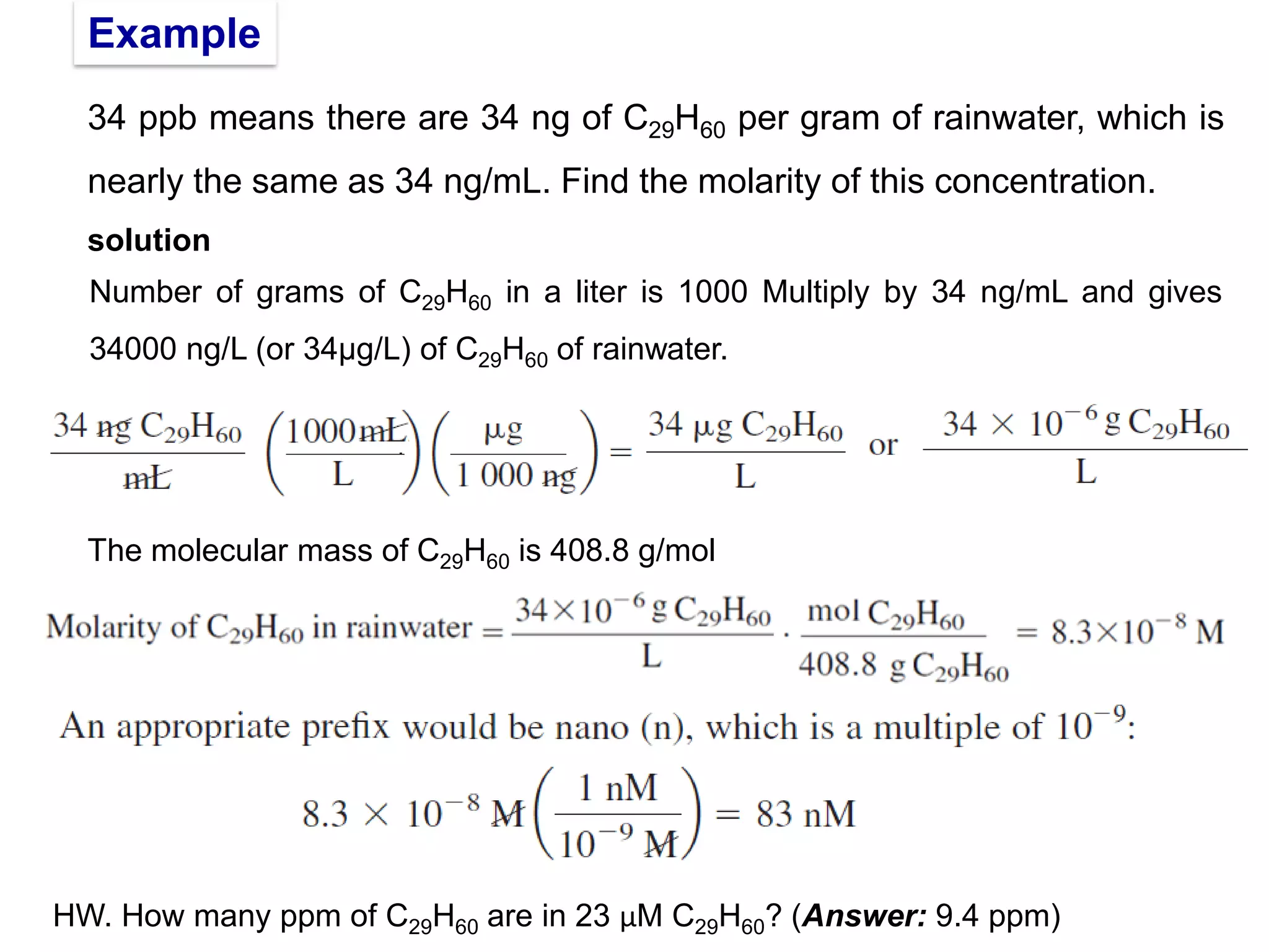 Analytical chemistry ch01 chemical measurements | PDF