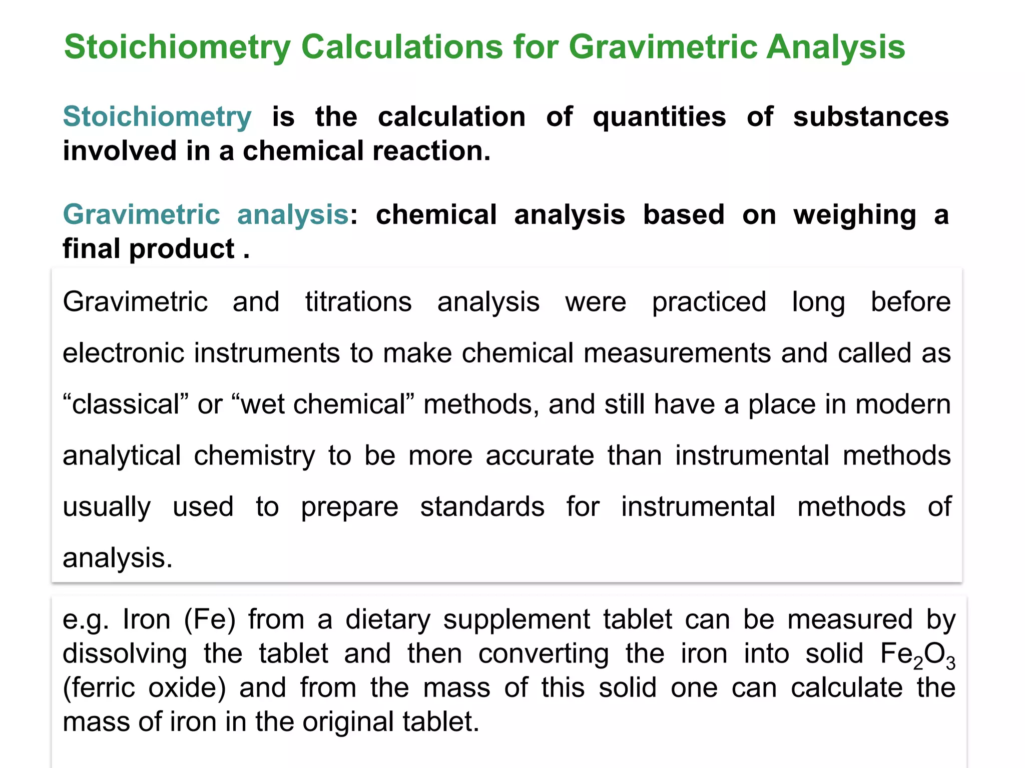 Analytical chemistry ch01 chemical measurements | PDF