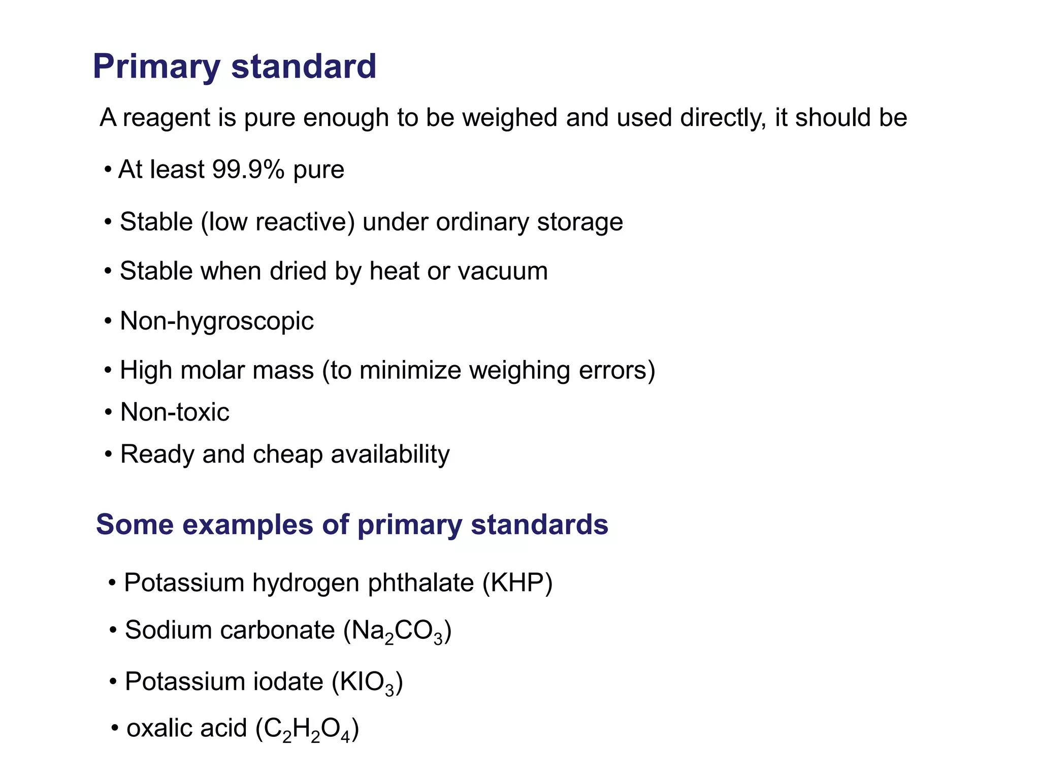 Analytical chemistry ch01 chemical measurements | PDF