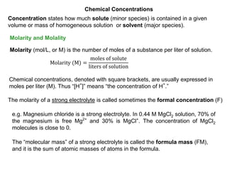 Analytical chemistry ch01 chemical measurements | PDF