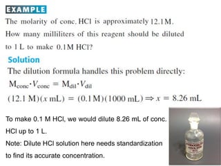 Analytical chemistry ch01 chemical measurements | PDF