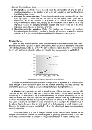 Analytical chemistry lecture_notes | PDF