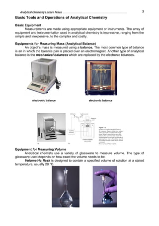 Analytical chemistry lecture_notes | PDF