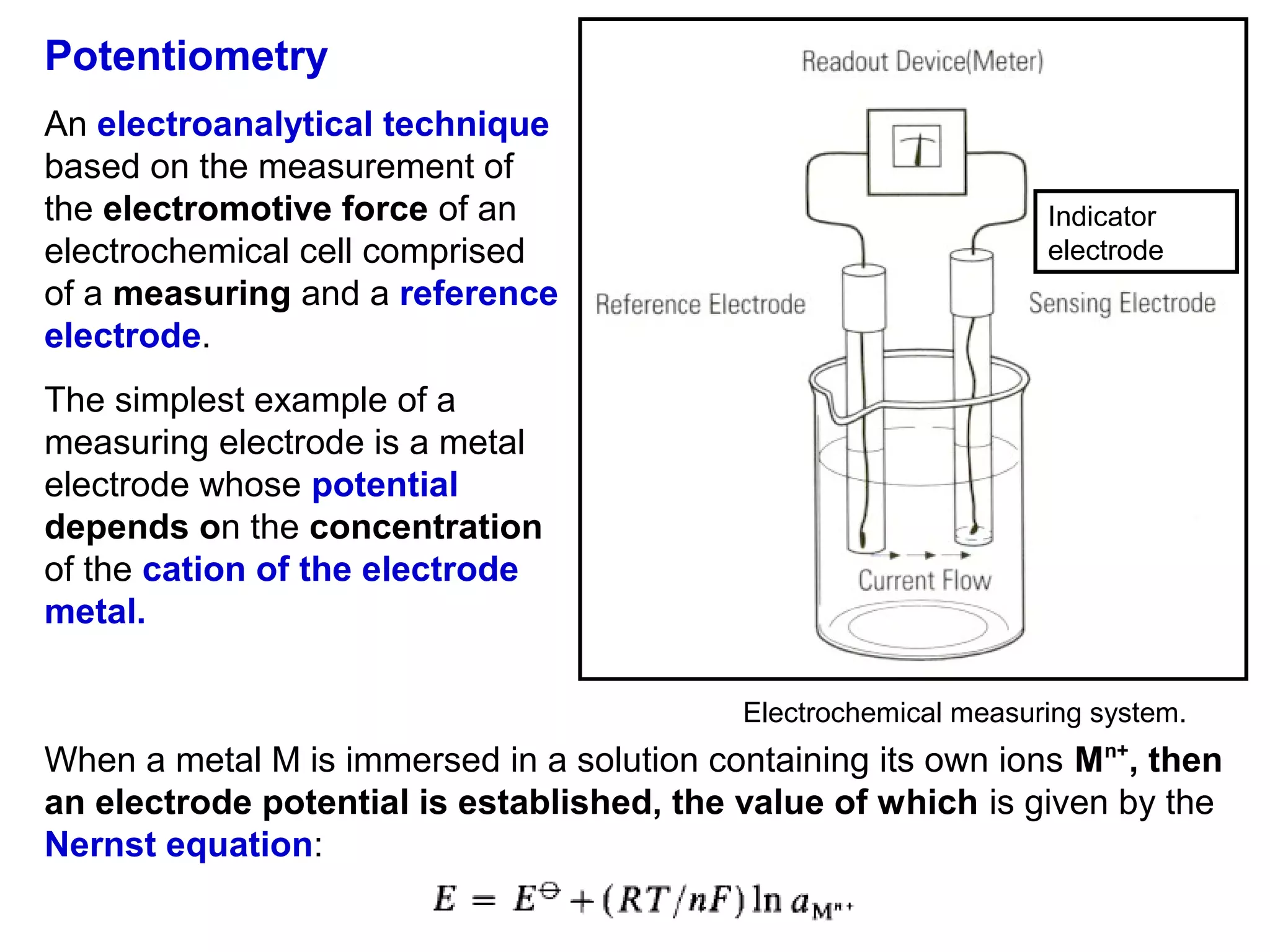 Analytical class potetiometry conductomtry, P K MANI | PPT