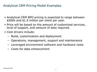 Analytical CRM | PPT