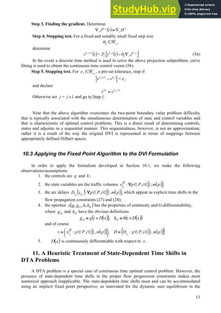 Analytical Dynamic Traffic Assignment Models | PDF
