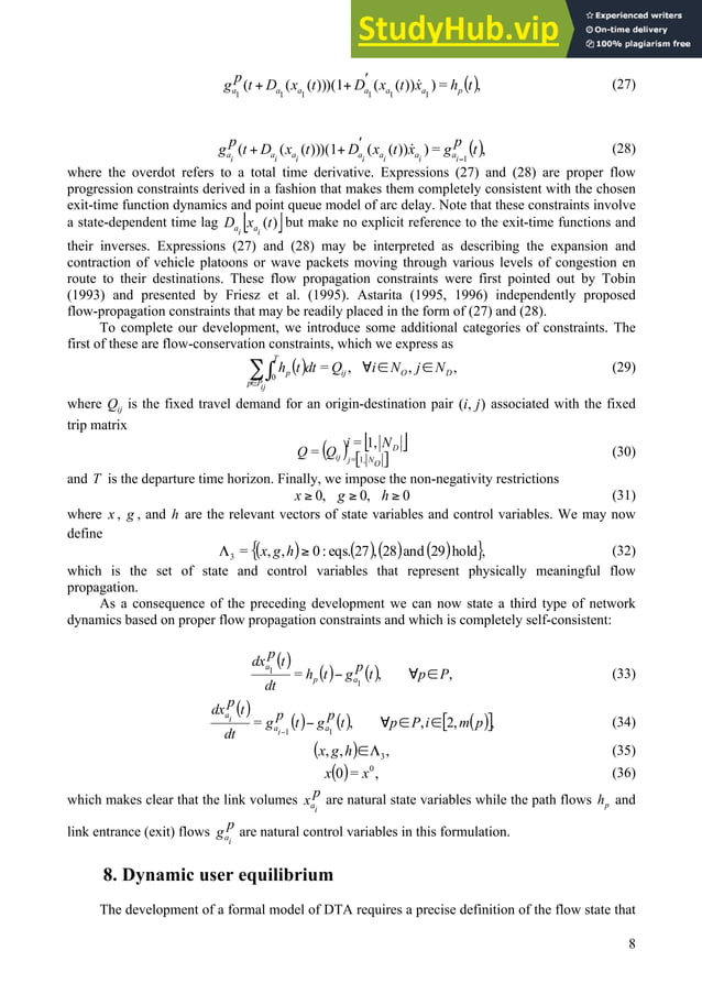 Analytical Dynamic Traffic Assignment Models Pdf