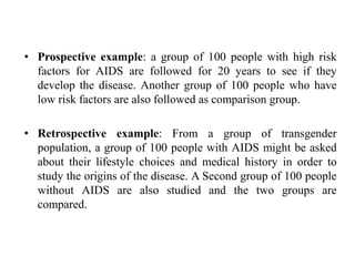 Analytical epidemiology cross sectional and cohort | PPTX