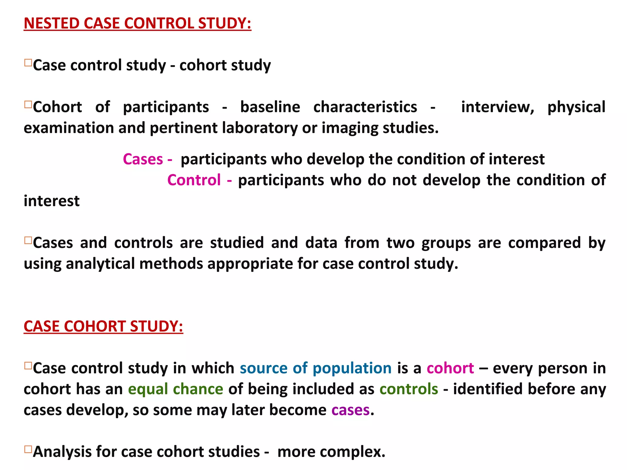 Analytical epidemiology (1) | PPT